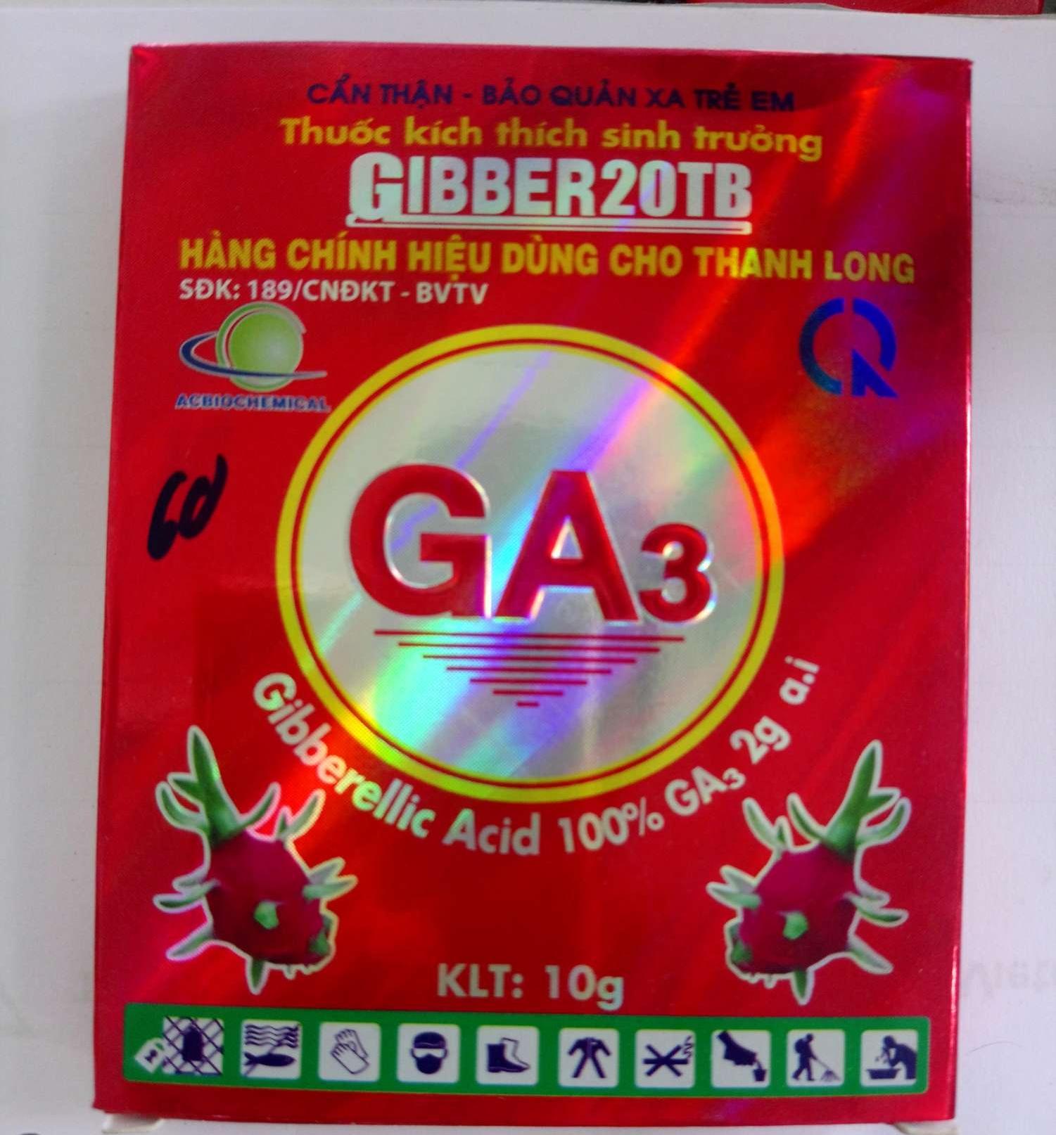 Kích thích sinh trưởng GA3 20% ( Gibberellic 20TB) | Lazada.vn