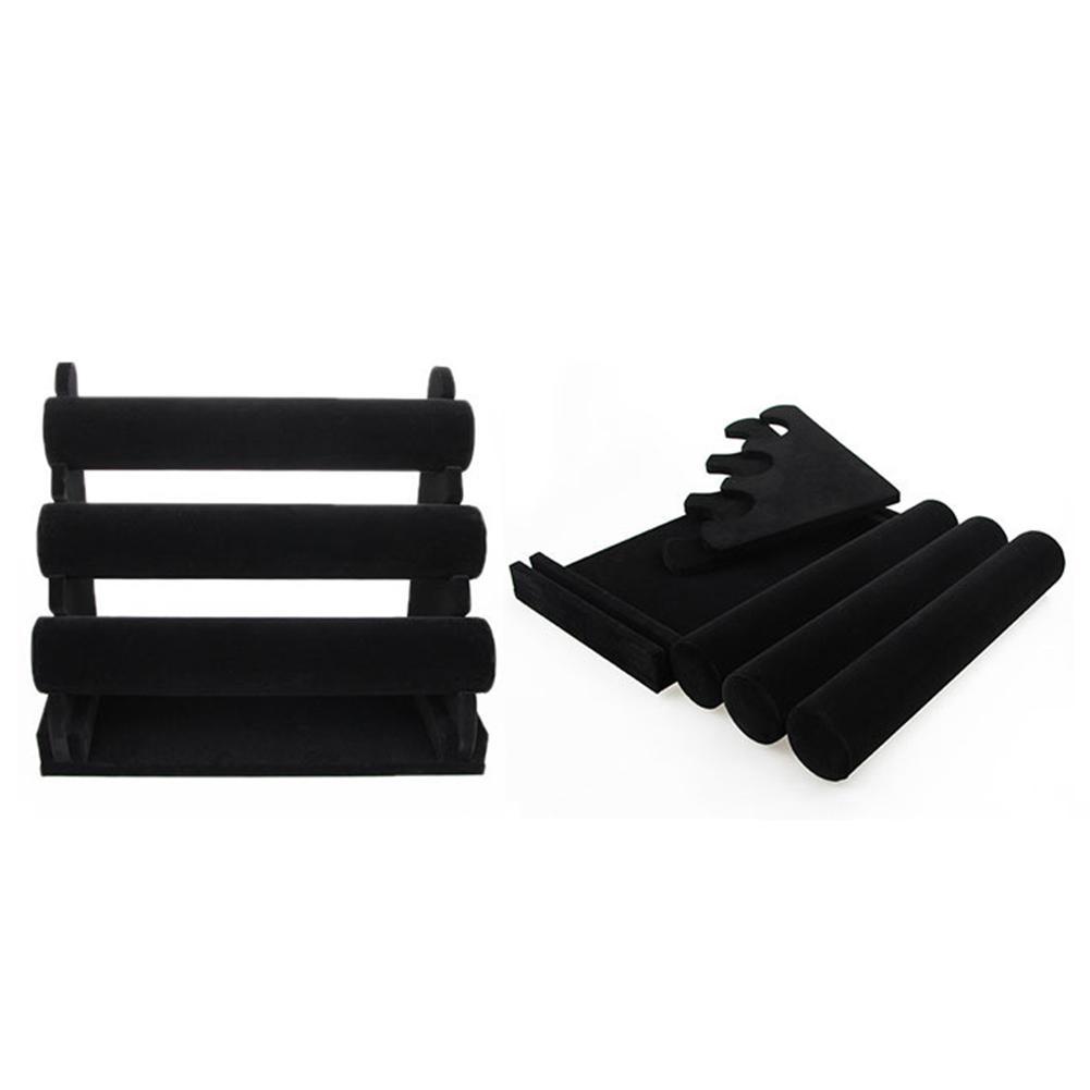 3 ชั้นเครื่องประดับสร้อยข้อมือนาฬิกาแท่นจัดแสดงกำไล Stand Showcase T ...