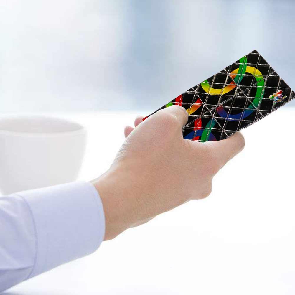 LingAo Mini 8 Panels 3 Rings Black Magic Folding Puzzle Cube Twisty ...