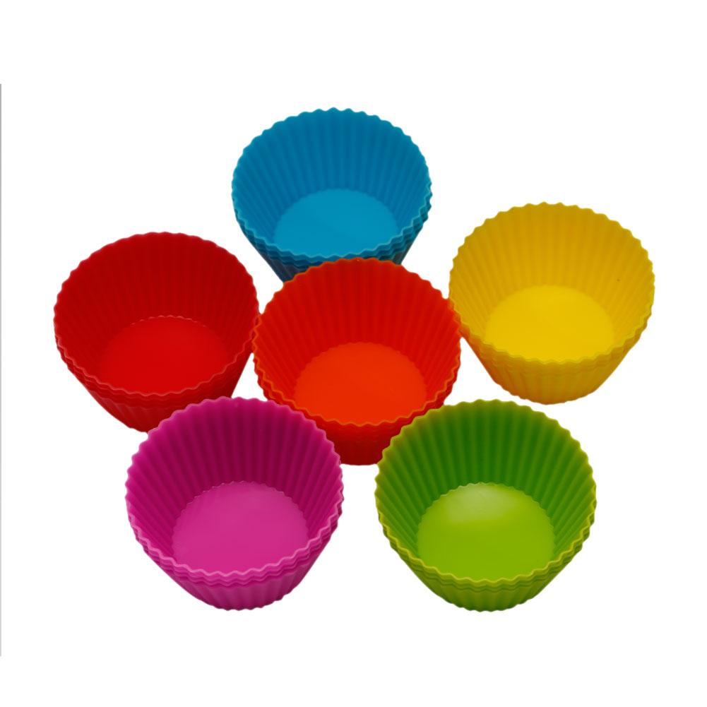 Reusable Silicone Baking Cups Muffin Liners Pack Of 24 Multicolor reusable-silicone-baking-cups-muffin-liners-pack-of-24-multicolor