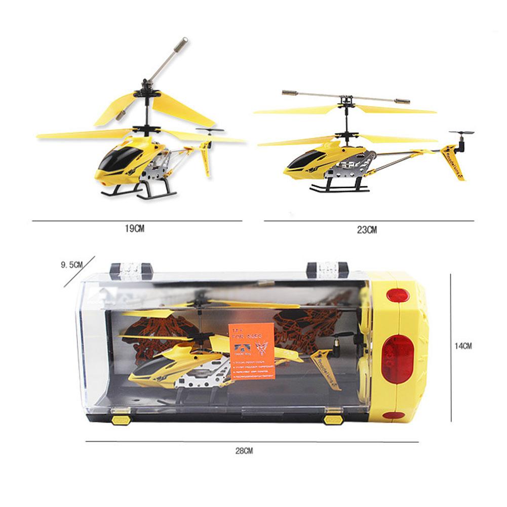 3.5 Channel Alloy Crash Resistant Mini RC Helicopter with Gyroscope and ...