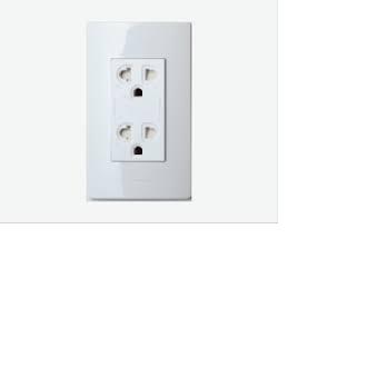 [HCM]BỘ Ổ CẮM PANASONIC - WEV1582SW (Ổ ĐÔI 3 CHẤU) + WEVH68030 (MẶT ...