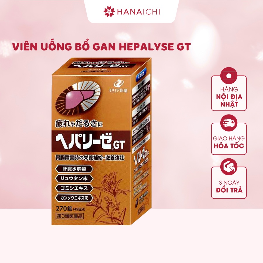 Viên Uống Bổ Gan Hepalyse GT 270 viên - Nội địa Nhật | Lazada.vn