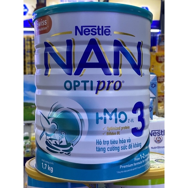 Sữa bột Nestle NAN OPTIPRO PLUS HMO số 2 - hộp 800g ( Sản xuất tại Thuỵ Sĩ) - MixASale
