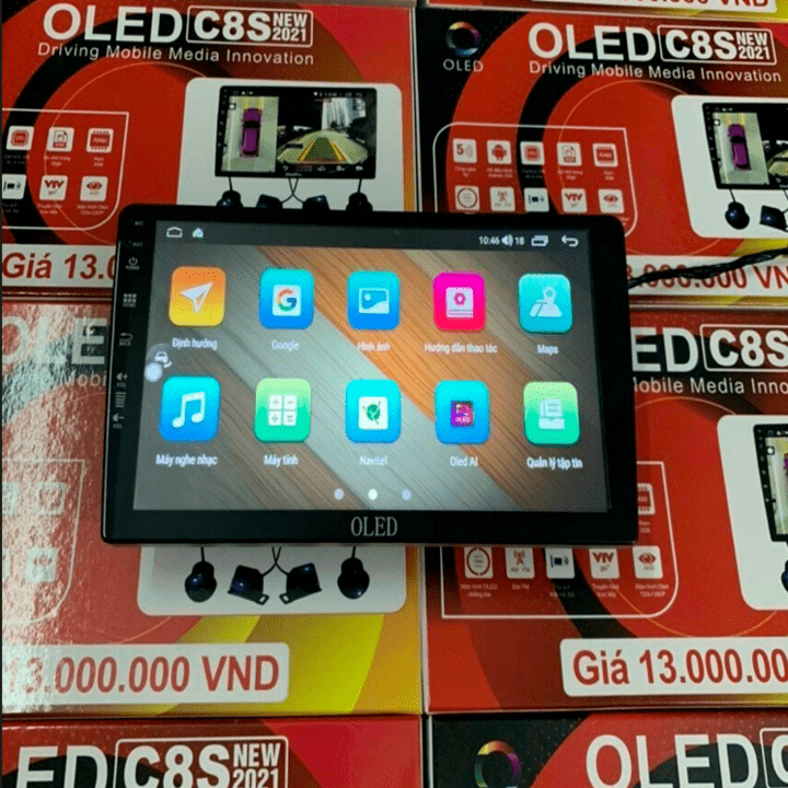 Bộ kết hợp màn hình DVD Android và Camera 360 độ 2 trong 1. Oled C8S New Công Nghệ 5G - Bảo hành ...
