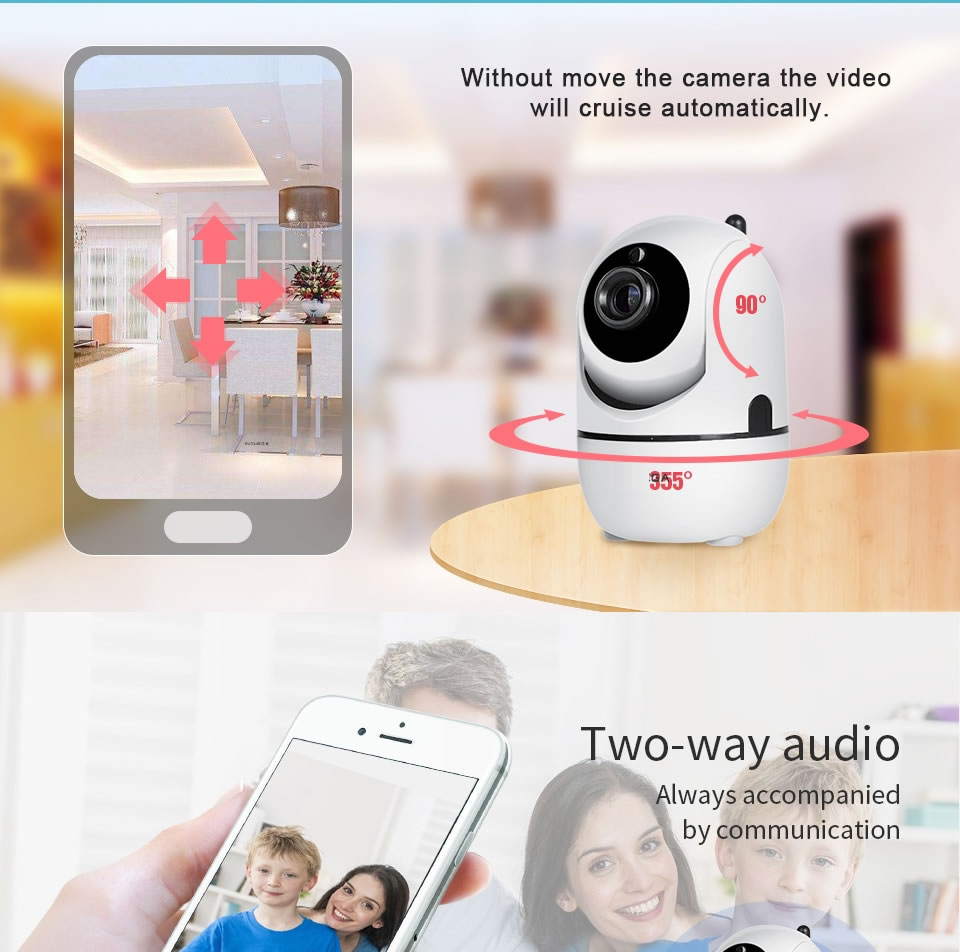 Tuya Smart Camera WiFi 360 độ hỗ trợ Thẻ Nhớ 32G 64G 128G chất lượng ...
