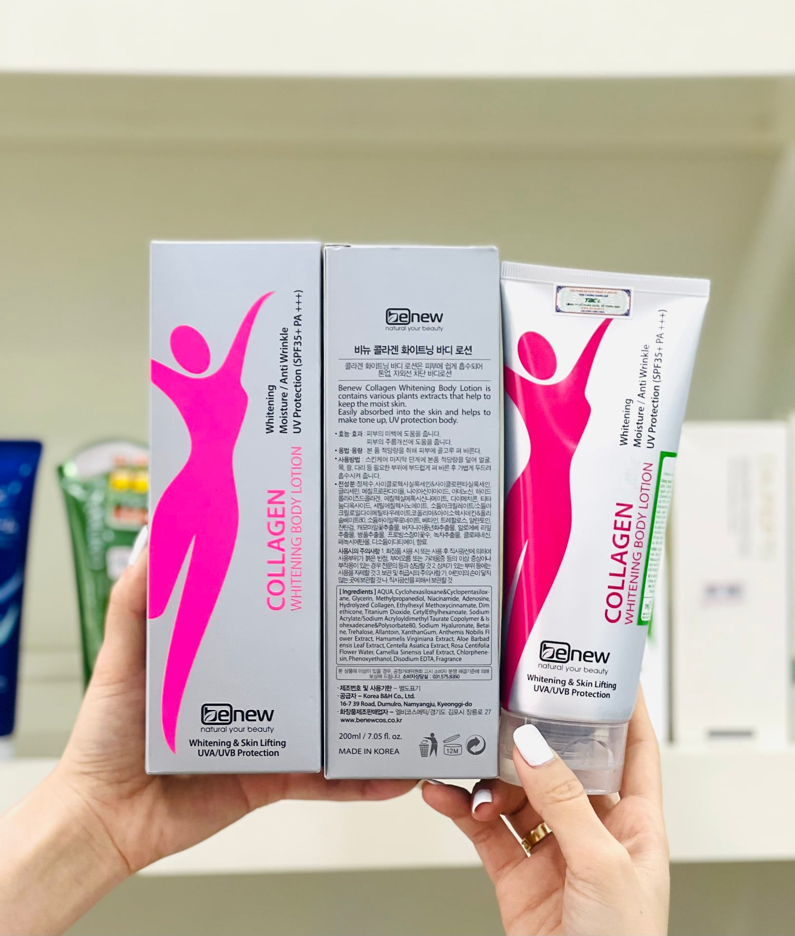 Kem Dưỡng Trắng Da BENEW Collagen Whitening Body Lotion dưỡng ẩm, nâng ...