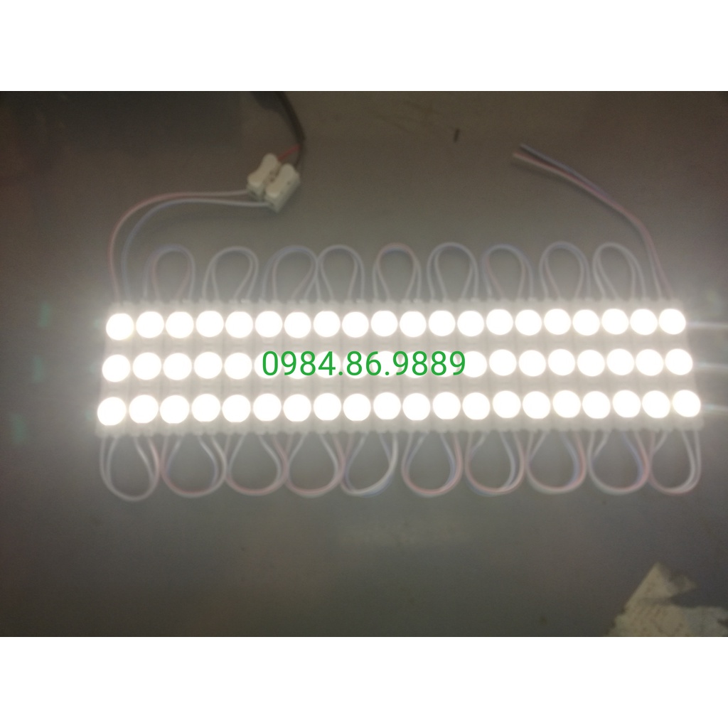 Led hắt 3 Bóng 2835-6113 ánh sáng màu trắng, vàng nắng Vỉ 20 thanh 3 ...