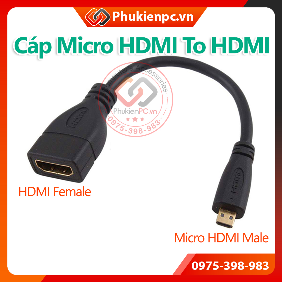 Cáp Hdmi Nhỏ Micro Ra Lớn - MixASale