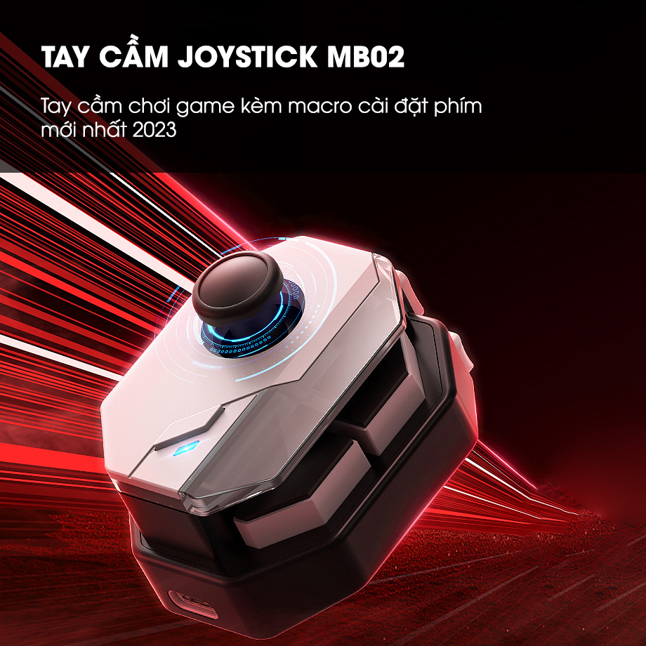 Tay cầm chơi game điện thoại Memo MB02 - Joystick hỗ trợ macro ghìm tâm auto tap liên quân ff ...