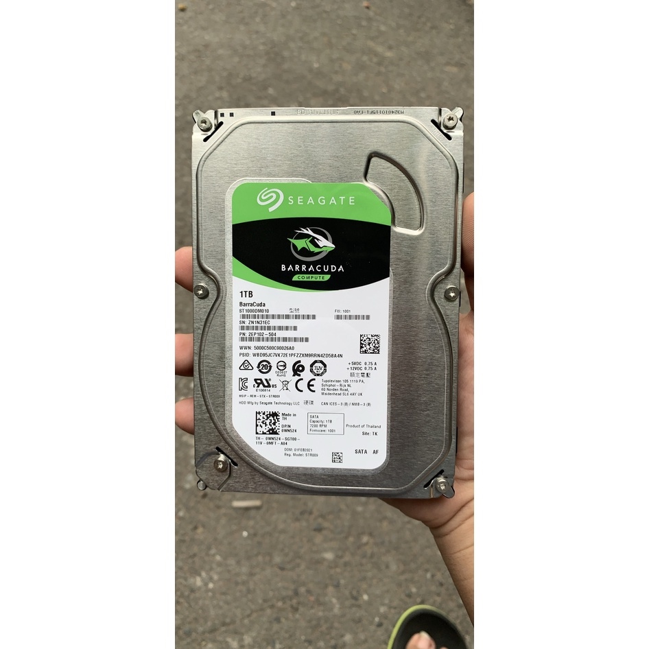 Ổ cứng HDD 4Tb 3.5 PC SEAGATE BarraCuda SATA 7200RPM 256MB - MixASale