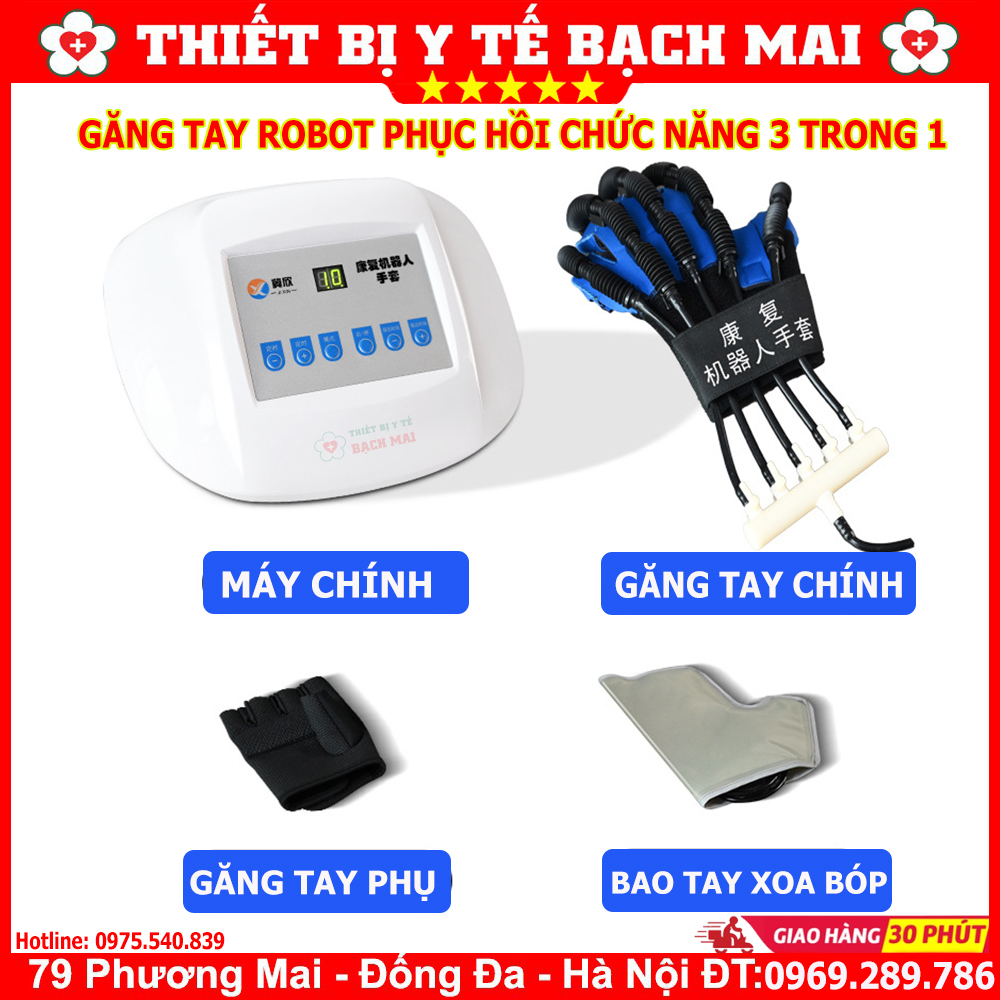 Găng Tay Robot Phục Hồi Chức Năng Cho Người Tai Biến, Găng Tay Tập Co Duỗi Bàn Ngón Tay AMJ-01 ...