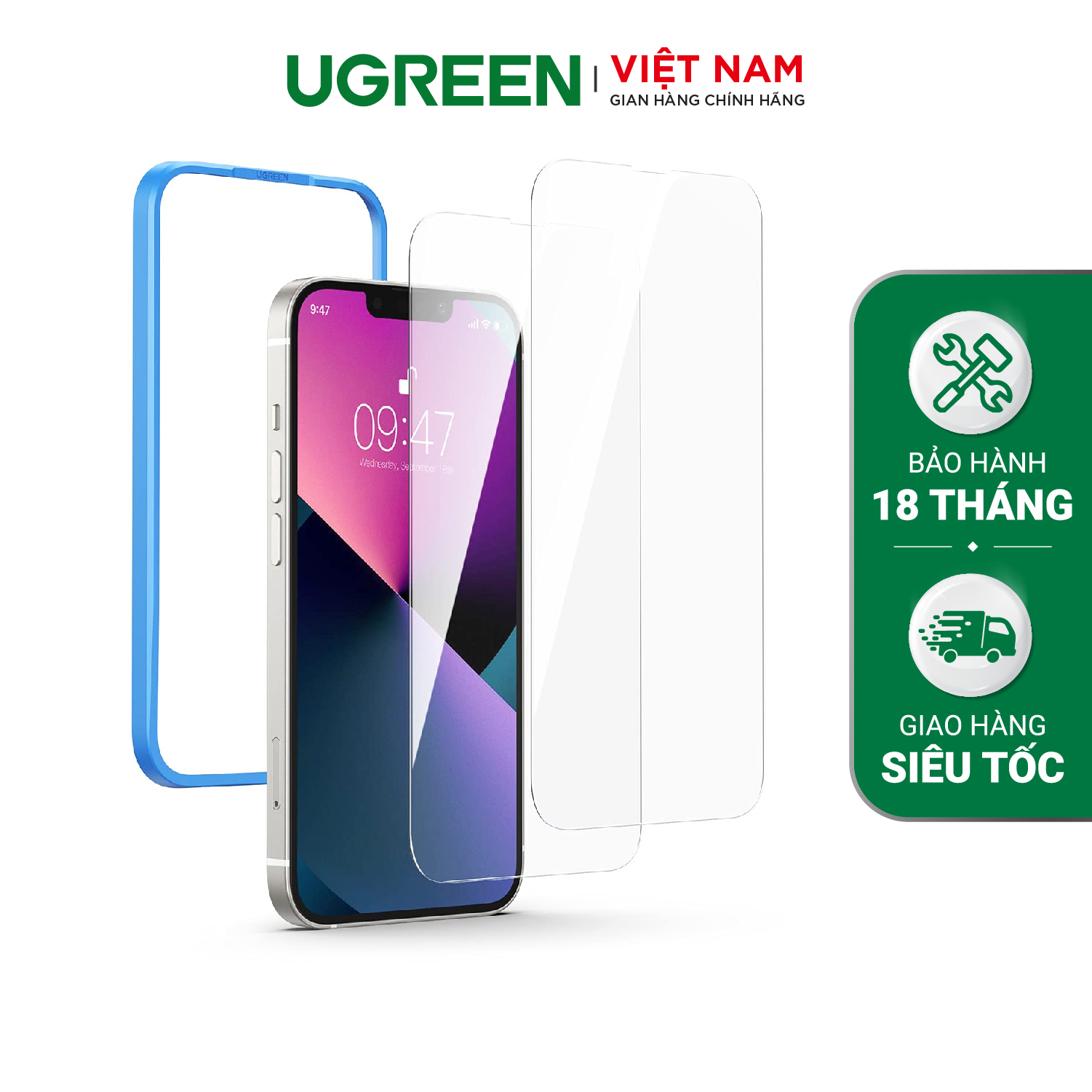 Kính cường lực UGREEN SP207 - Dành cho iPhone Pro Max, kích thước 6 ...