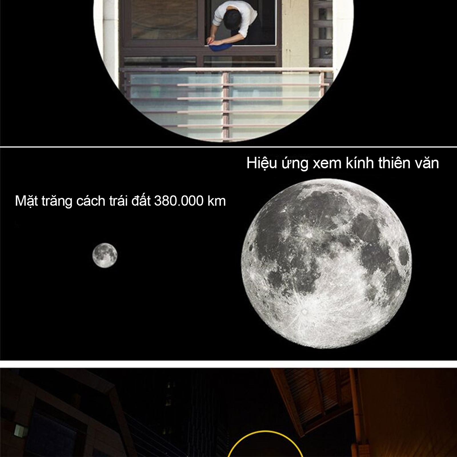 Ống nhòm siêu xa 1000M Độ Nét Cao 1 Mắt Mini 16X52Ống nhòm mini Ống ...