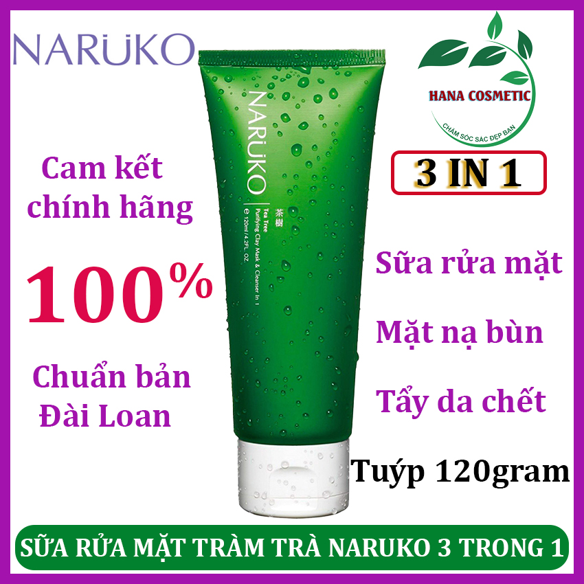 [Chuẩn Đài Loan] Sữa Rửa Mặt Tràm Trà Naruko Dạng Bùn Tea Tree ...