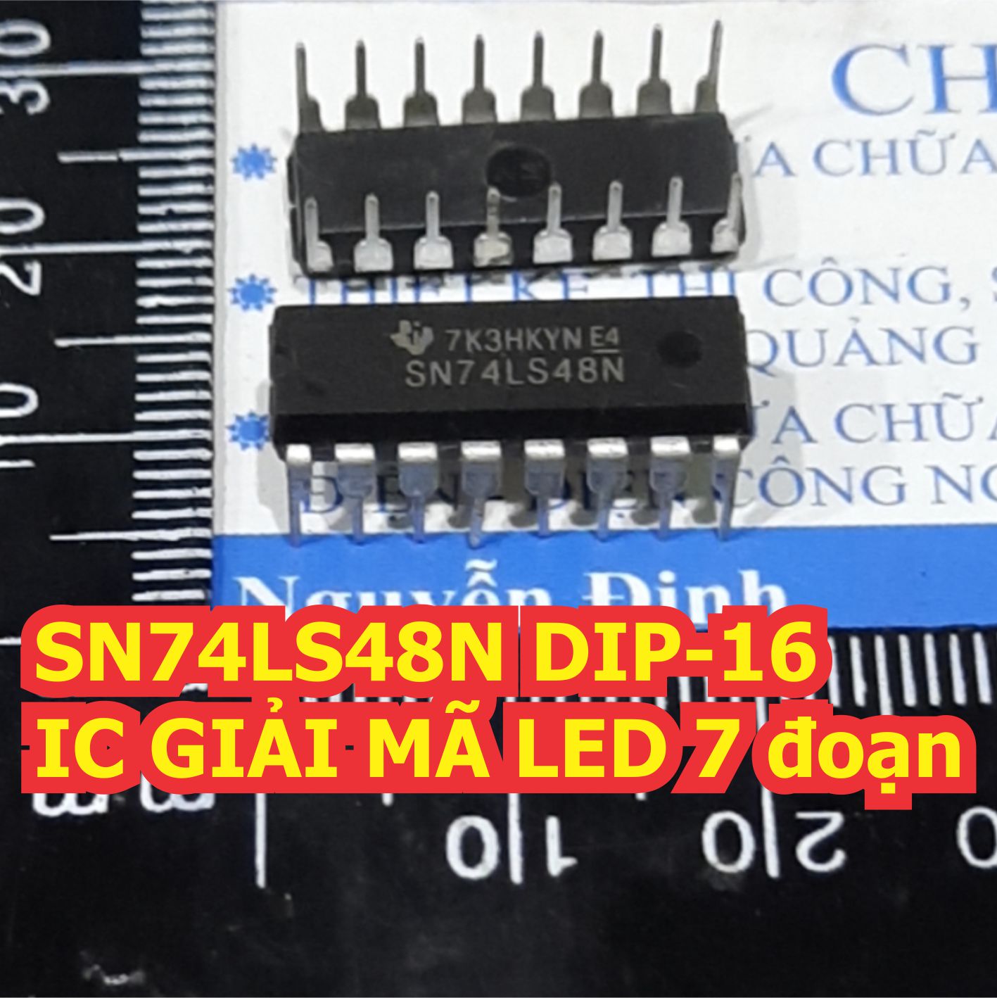5 con 74LS48 HD74LS48P SN74LS48N DIP-16 IC GIẢI MÃ LED 7 đoạn kde6701 ...