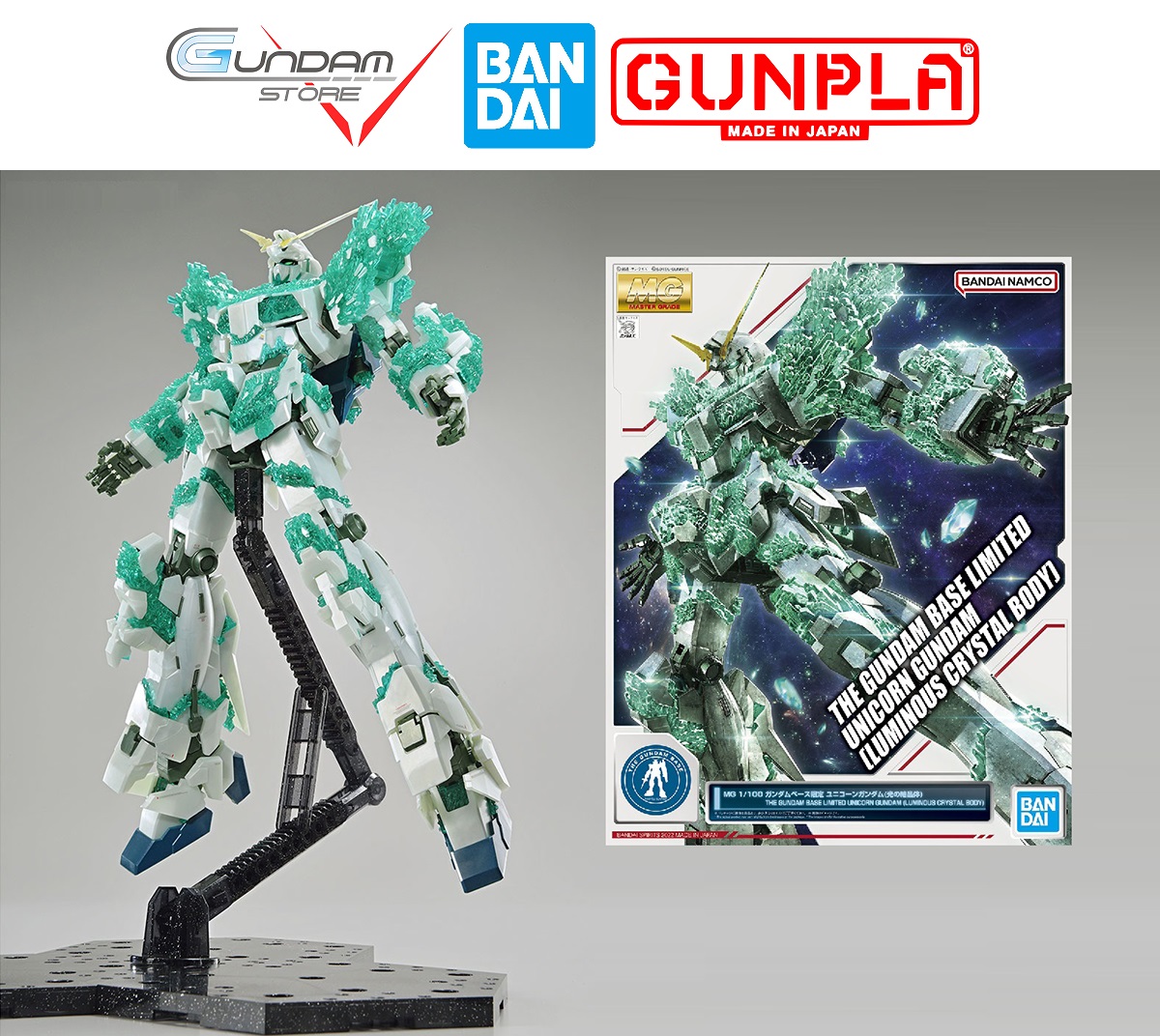 Mô Hình Gundam MG Unicorn Luminous Crystal Body [TẶNG BASE] 1/100 ...