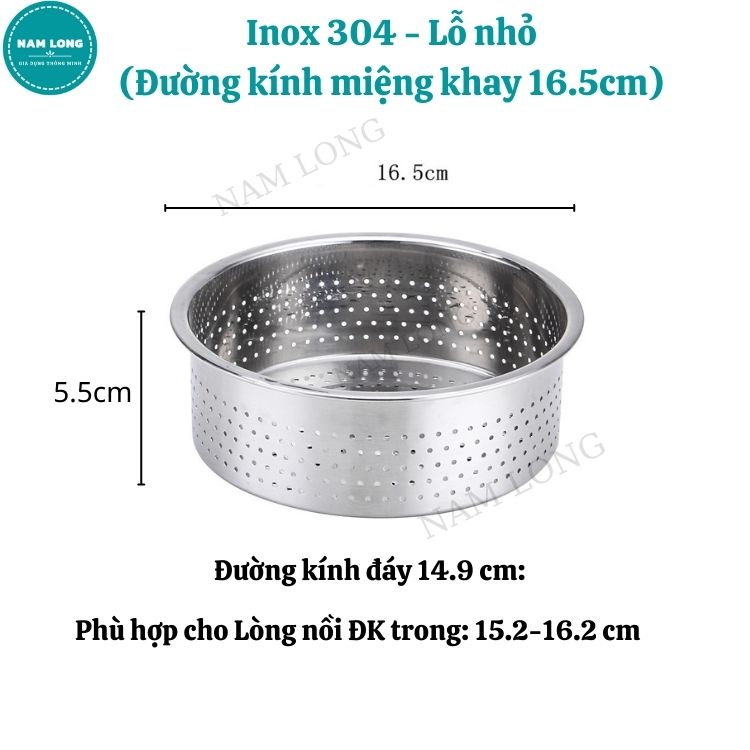Khay Hấp Inox, Xửng Hấp Inox Dùng cho Nồi Cơm Điện Nhiều Kích Thước ...