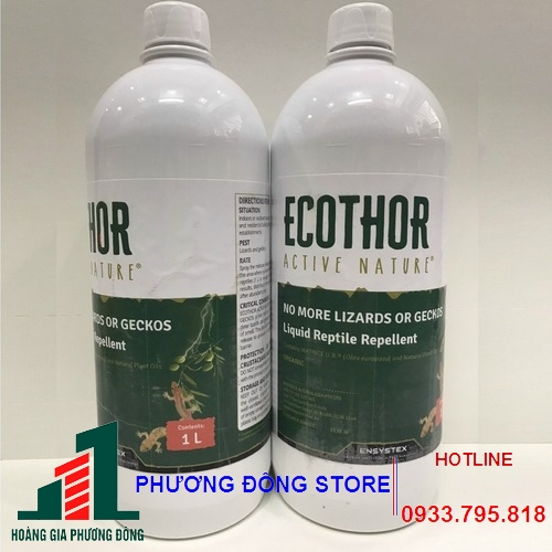 Thuốc diệt tắt kè ecothor lizards lít - xua thằn lằn, tắc kè dạng lỏng