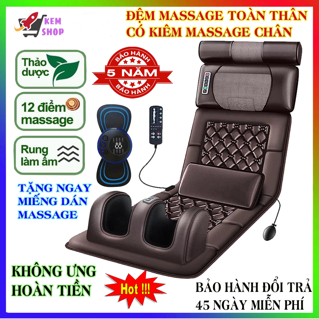 Thảm Massage Toàn Thân Cao Cấp, Nệm Masage Toàn Thân, Máy mát xa, Đệm ...