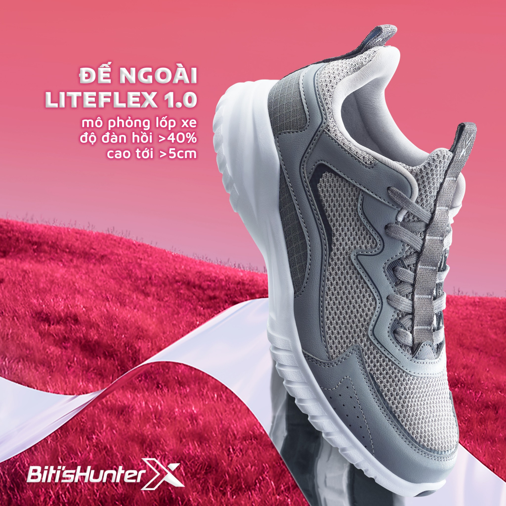Giày Thể Thao Nam Bitis Hunter X Wavy collection HSM001400XAM (Xám ...