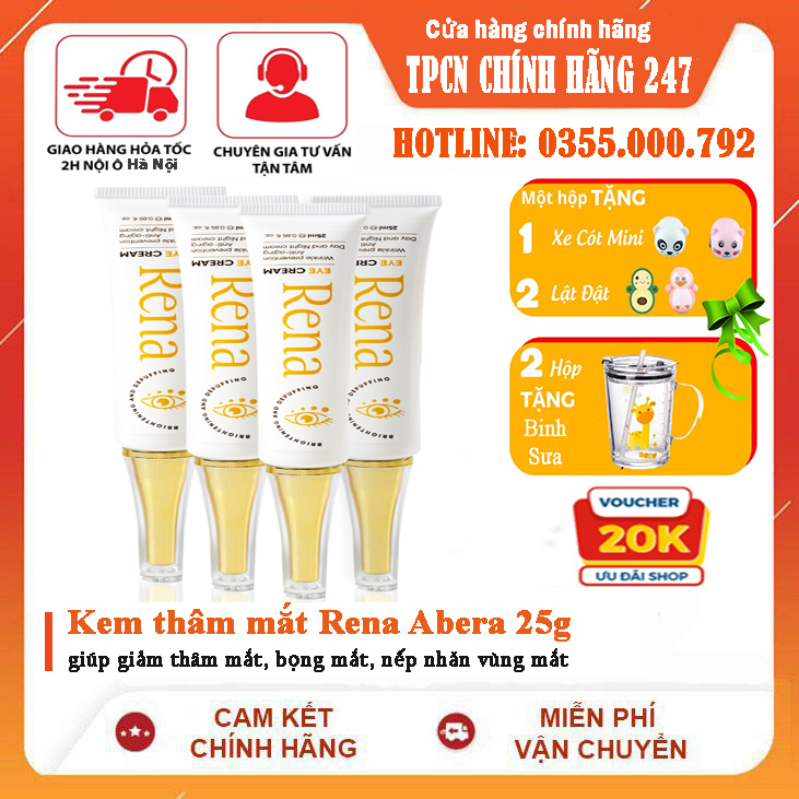 Kem thâm mắt Rena Abera giúp giảm thâm mắt bọng mắt nếp nhăn vùng mắt ...