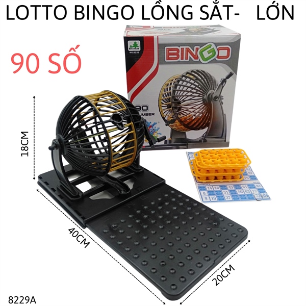 Vé Dò Loto ( Lô tô) 160 Tờ 60 Số( Dùng đươc cho Bộ 75 Số 90 Số) -Bingo ...