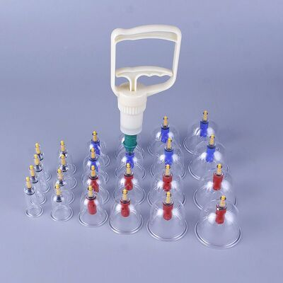 Bộ Giác Hơi Cao Cấp 24 Ống, Bộ Giác Hơi Bằng Nhựa, Giúp Loại Bỏ Độc Tố ...