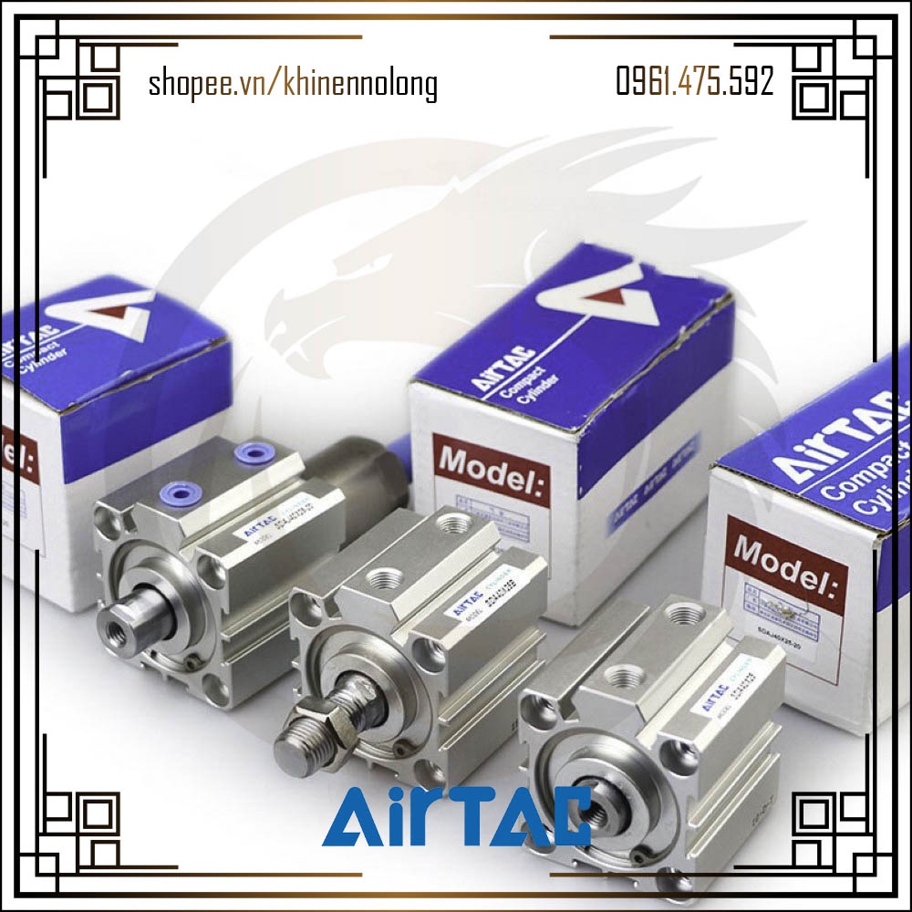 Xi Lanh Khí Nén Compact AirTAC SDA63 x 10/20/25/30/35/50/75 | Lazada.vn