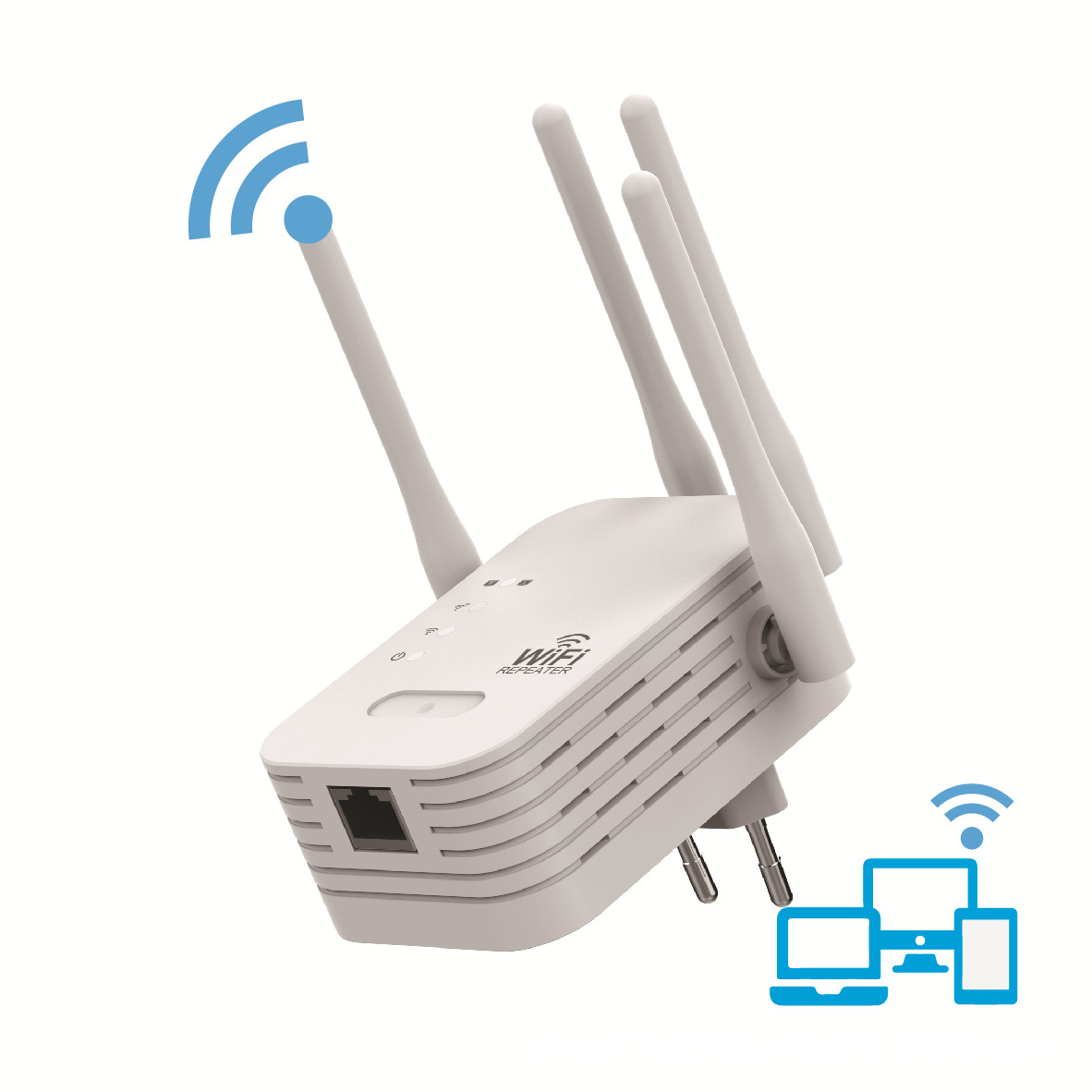 【Vận chuyển 24 giờ】Kích Sóng Wifi 4 Râu Ăng Ten Phát Xuyên Tường Chuẩn ...