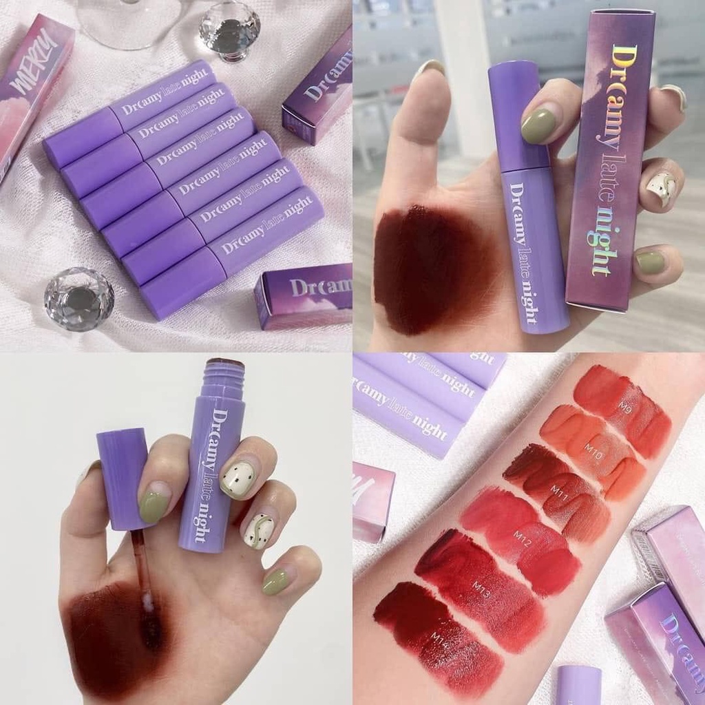 M15 - M16 - M17 Son Kem Lì Merzy Dreamy Late Night Mellow Tint - Phiên ...