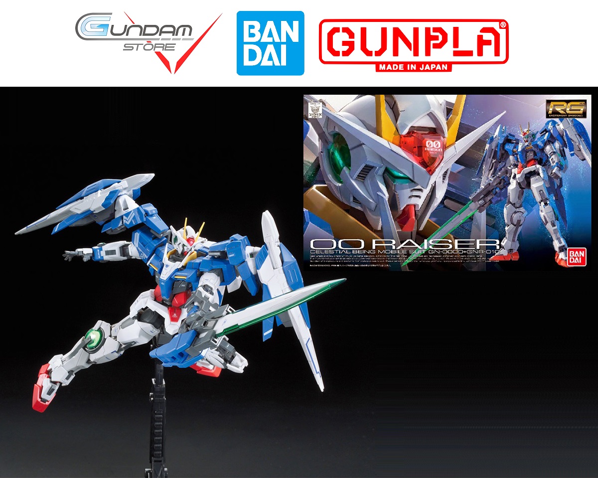 Mô Hình Gundam RG 00 RAISER Bandai 1/144 Đồ Chơi Lắp Ráp Anime Nhật ...