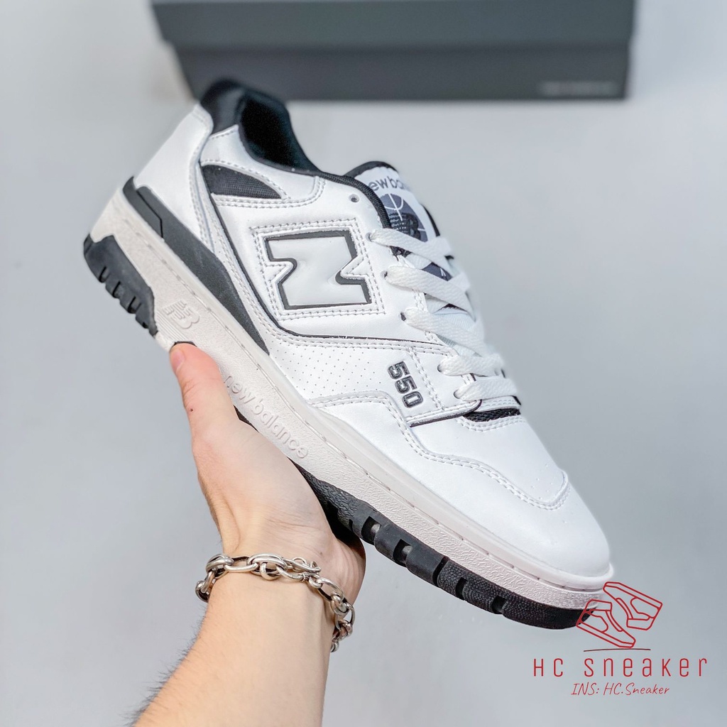 Giày thể thao NB 550 Đen Giày sneaker Nb550 white black phối đồ nam nữ ...