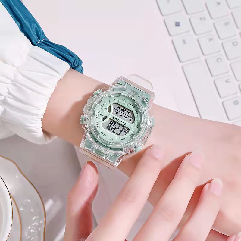 Đồng hồ điện tử nam nữ Sports B55 dây trong tuyệt đẹp - mixline | Lazada.vn