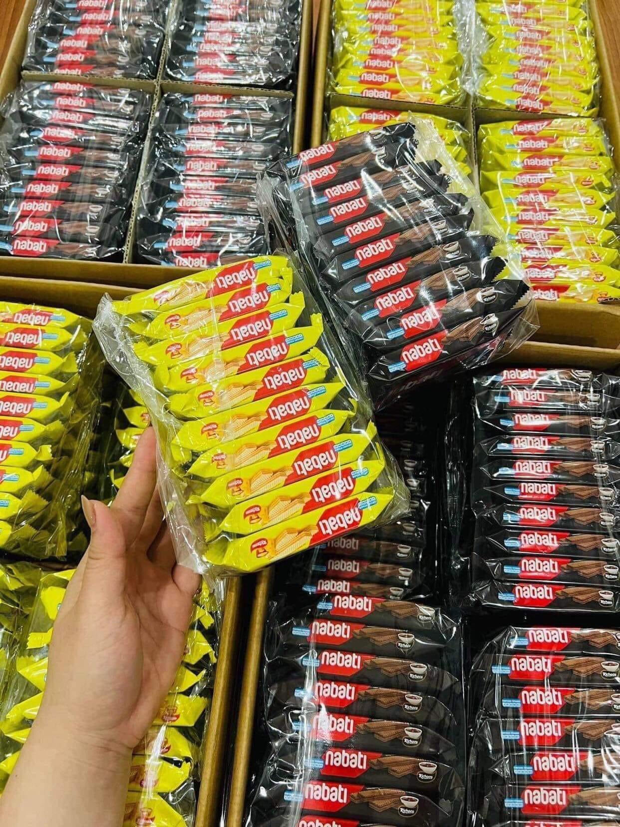 Lốc 10 gói bánh xốp Nabati 17g | Lazada.vn