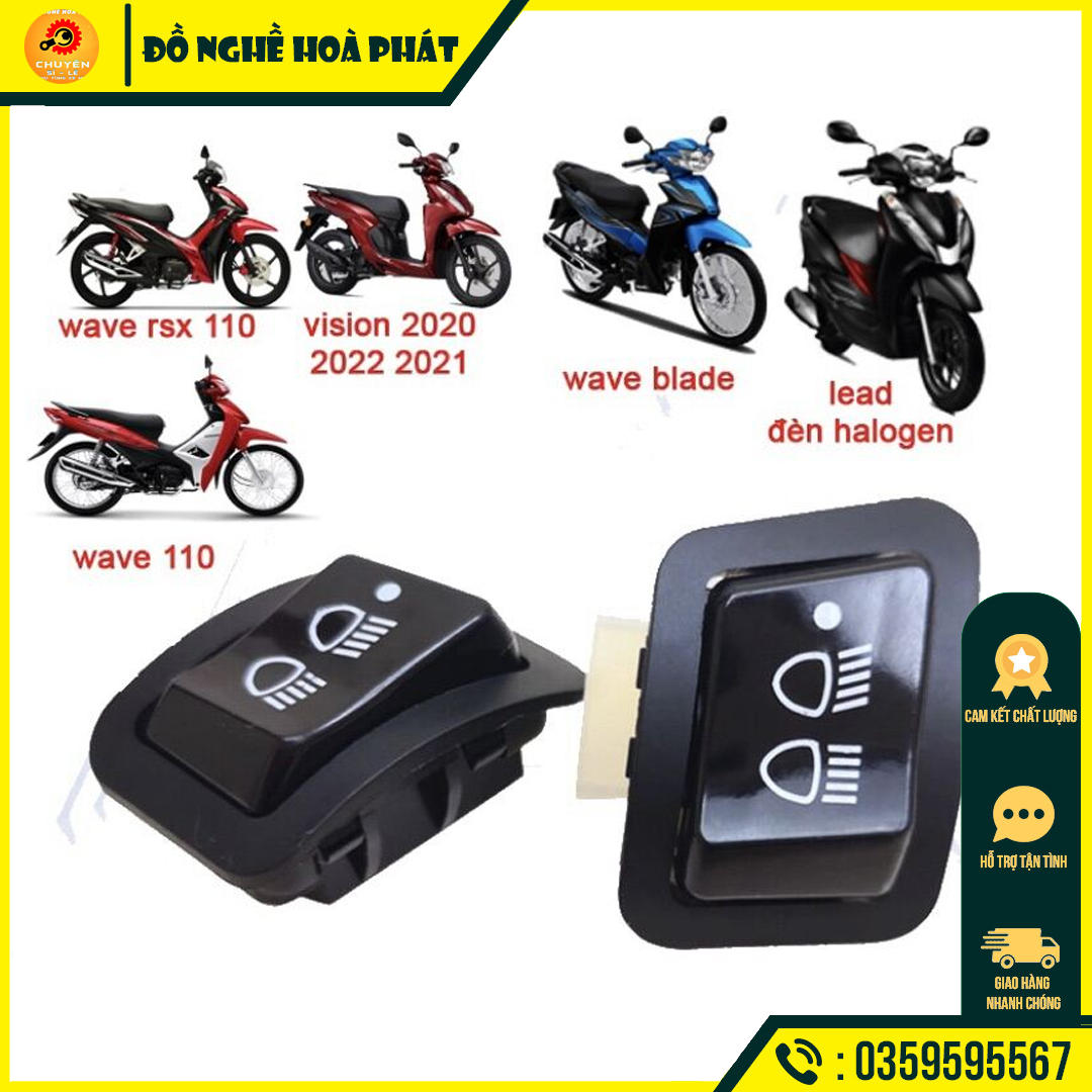 CÔNG TẮC TẮT ĐÈN 3 CHẾ ĐỘ - WAVE : TẮT ĐÈN, PHA, COS XE HONDA ĐỜI MỚI ...