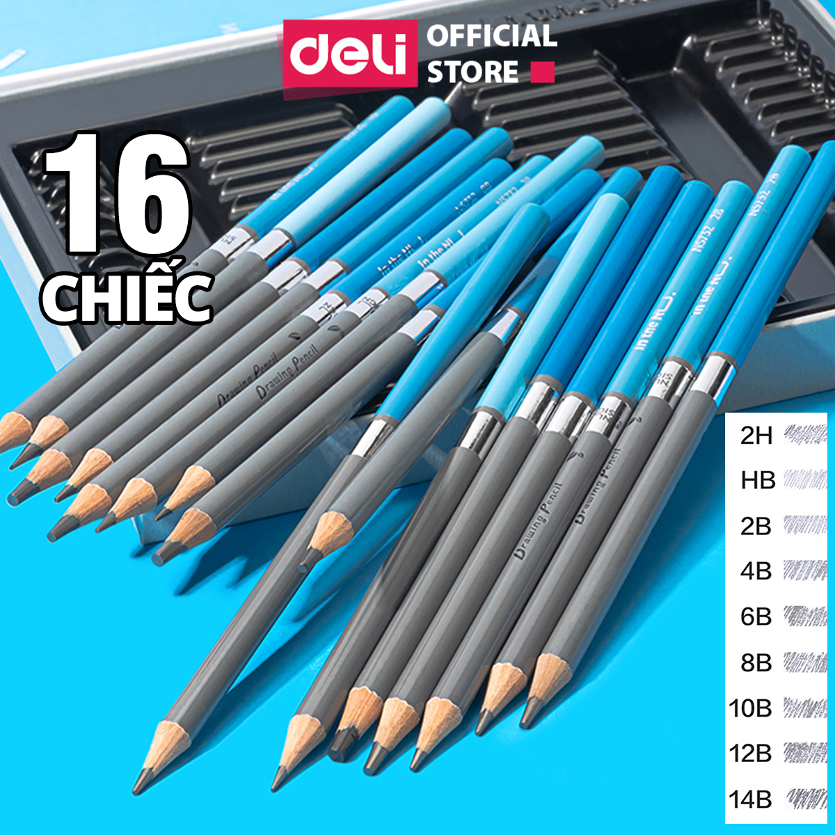 Sổ tay học sinh kẻ ngang Sổ vẽ chì phác thảo sketchbook Deli 120 trang 70gsm A5 gáy lò xo dùng ...