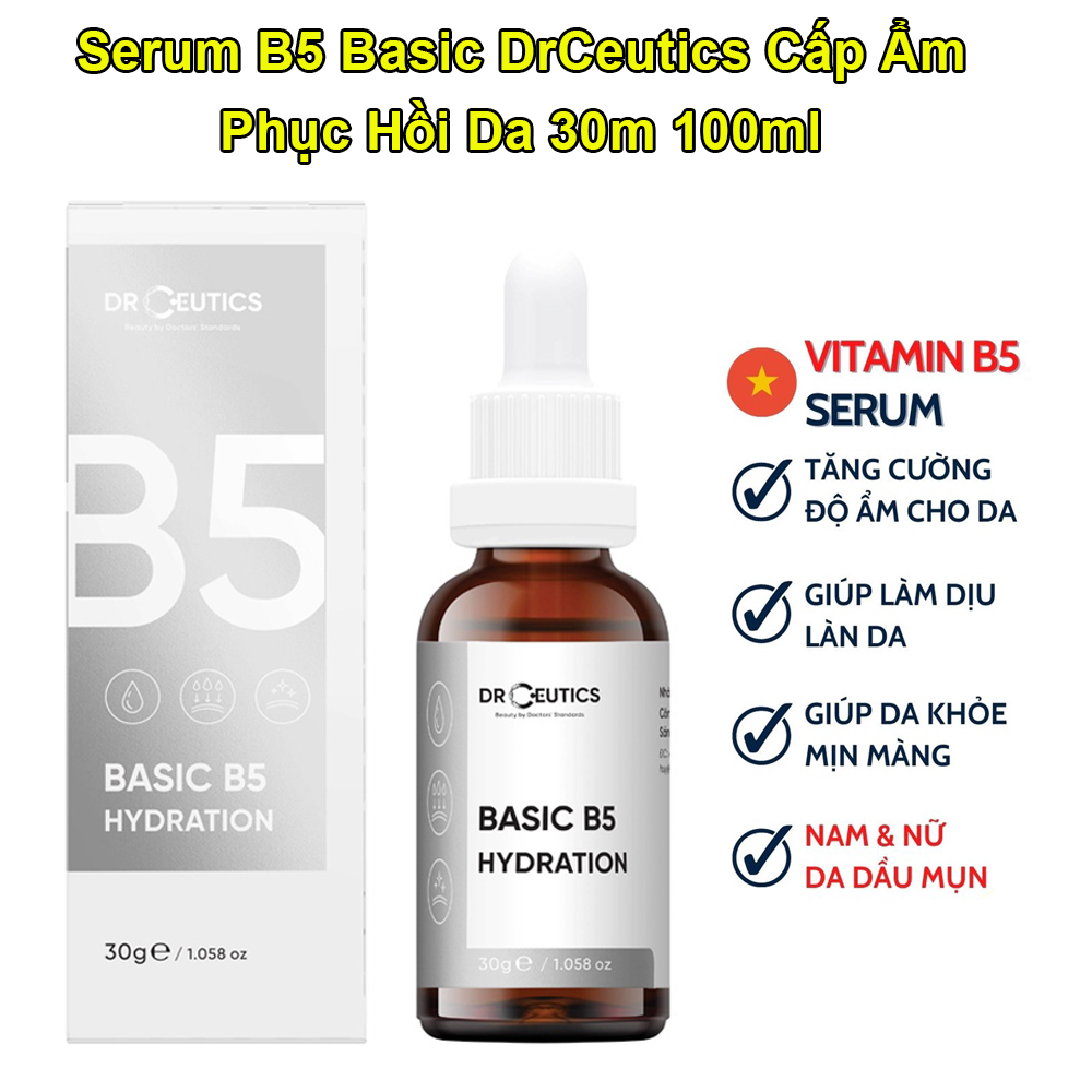 Serum DrCeutics Basic B5 Hydration 5% Cho Da Dầu Mụn | Lazada.vn