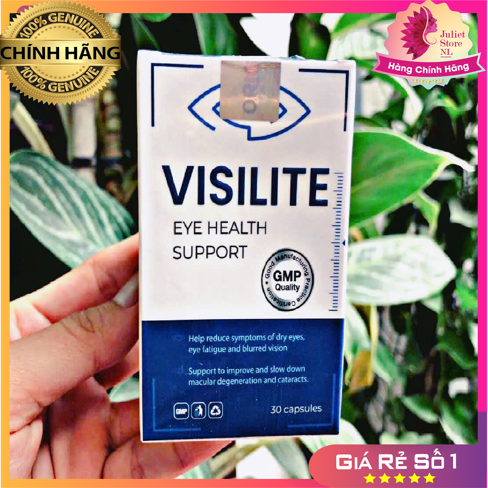 COMBO 3 HỘP VISILITE Viên Uống Hỗ Trợ Bổ Mắt Tăng Cường Và Tăng Thị Lực ...