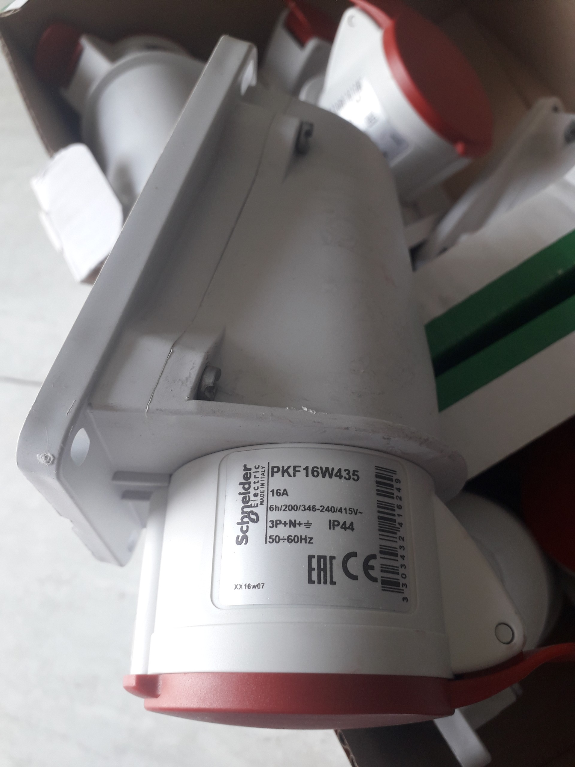 HÀNG CHÍNH HÃNG - Ổ cắm công nghiệp gắng chéo 5P (4P+E) 16A - PKF16W435 ...