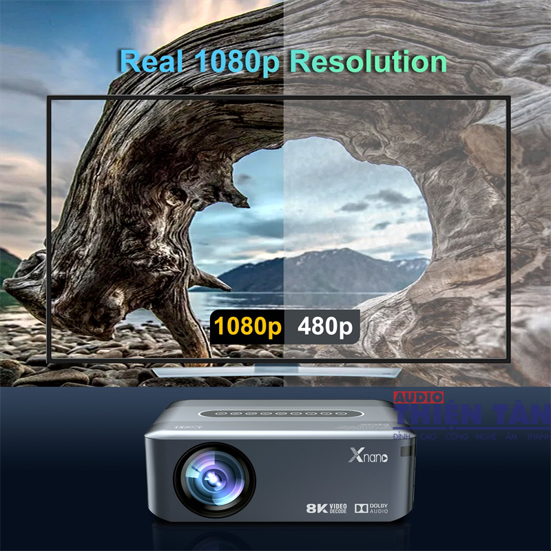 Box TV Xnano X1 Tích Hợp máy Chiếu - Ram 2G16G - Full HD - Dual Wifi ...