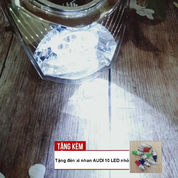 [TẶNG ĐÈN AUDI 10 LED]Bộ đèn pha LED xe WAVE RS, WAVE A, WAVE S100 với ...