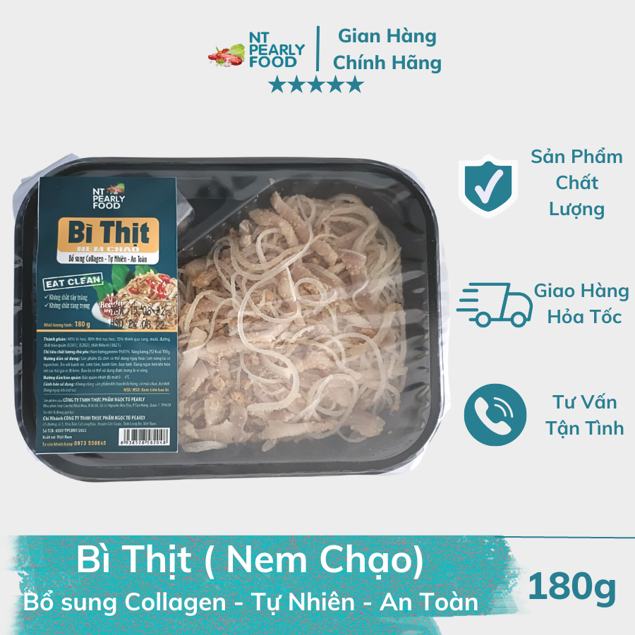 Bì Thịt ( Nem Chạo) - Bổ sung collagen tự nhiên, an toàn - Có thể Ăn ...