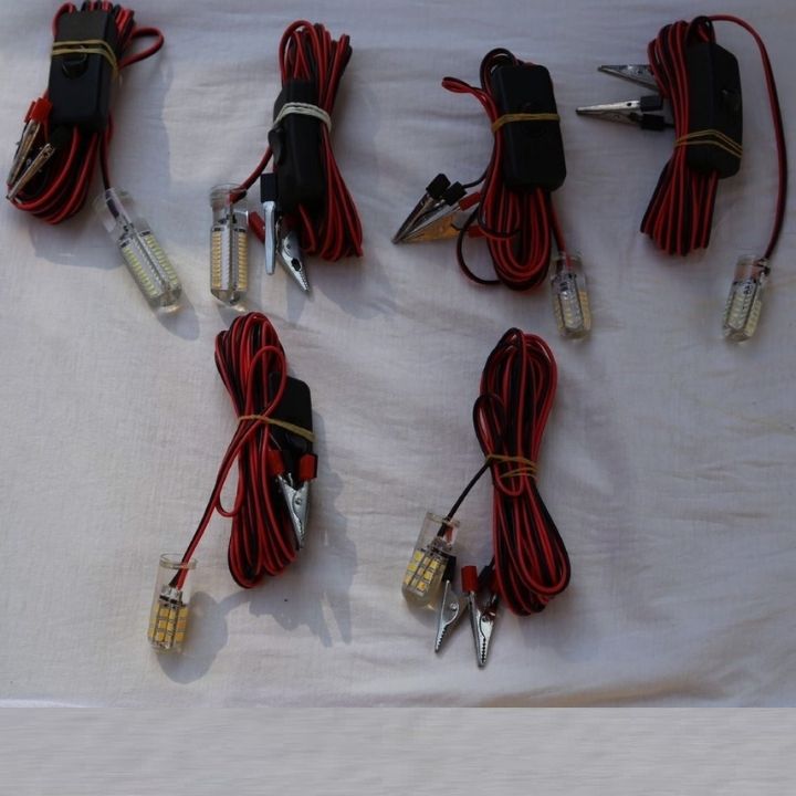 Bóng đèn led 12v ngâm nước , bóng đèn gắn vợt kích 96 mắt led và 48 mắt