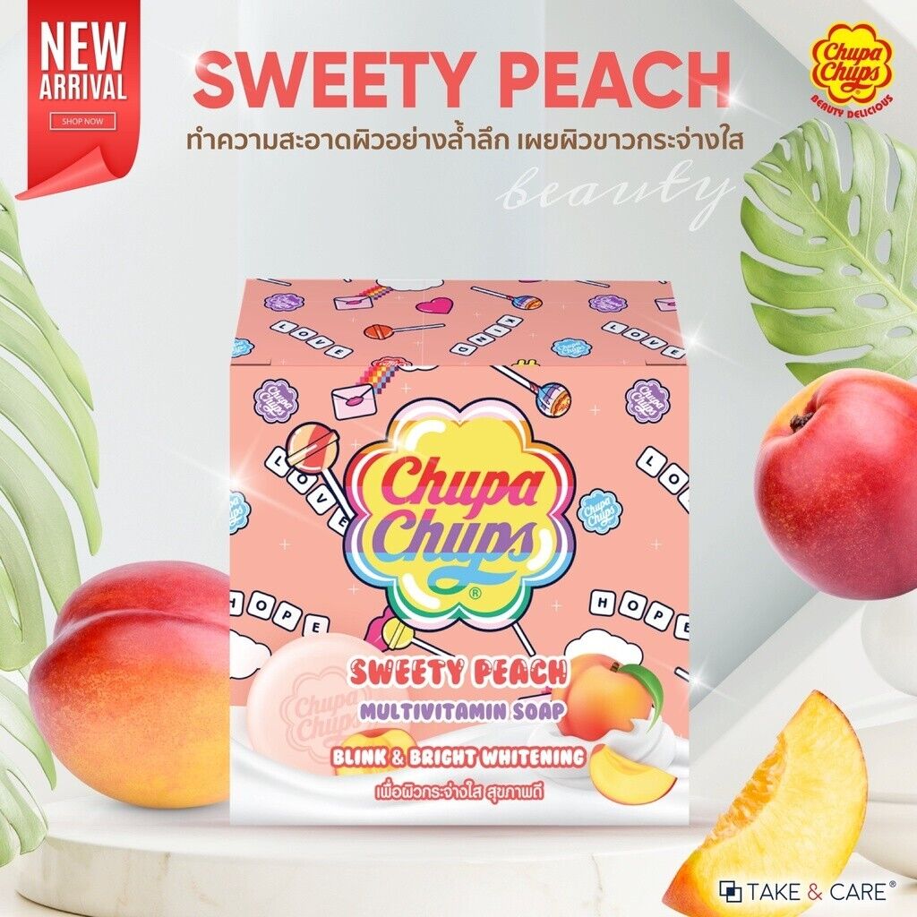 Xà phòng tắm tinh chất Collagen CHUPA CHUPS Multivitamin Soap 80gr ...