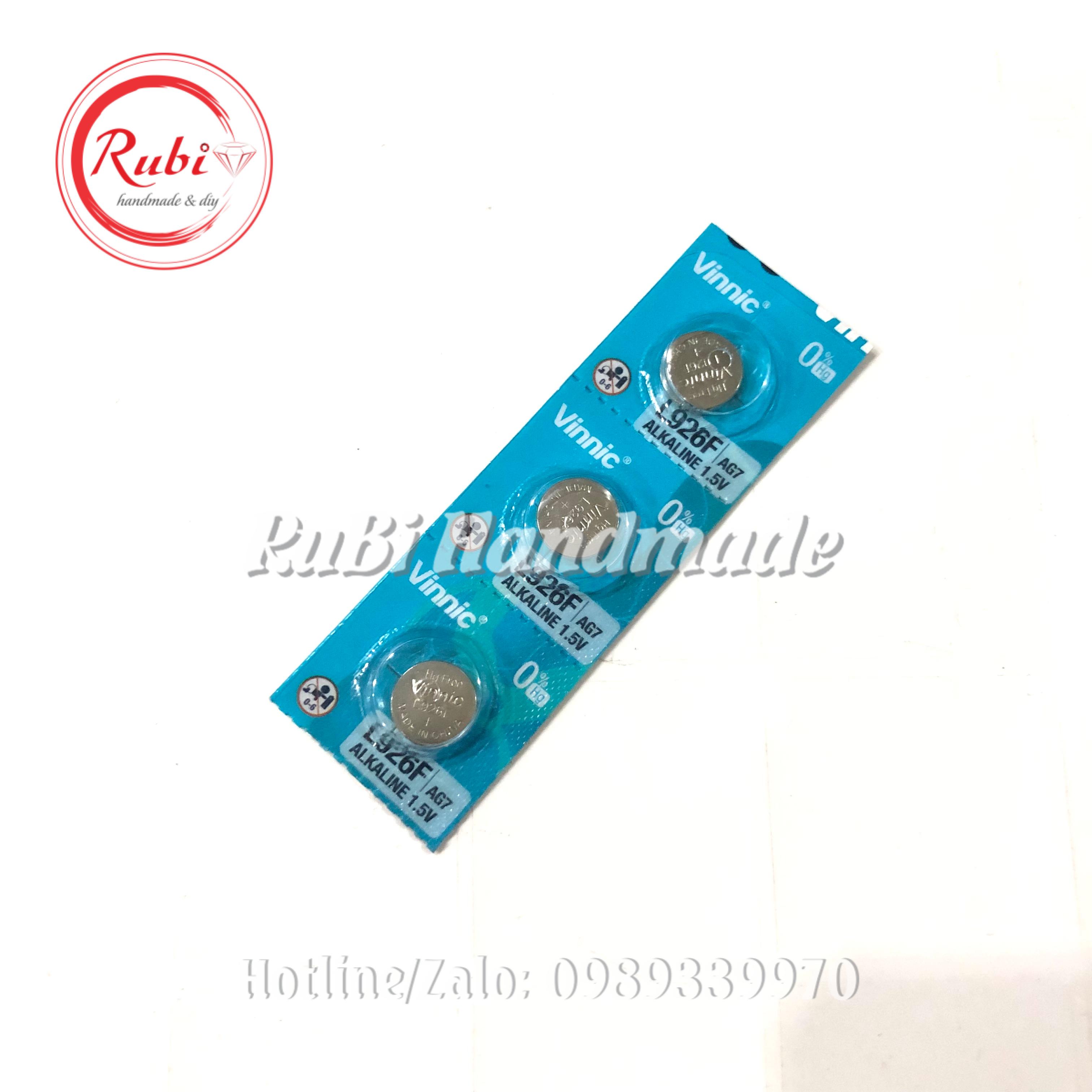 Vỉ 10 Viên Pin Cúc Áo L926F / AG7 / LR927 Dùng Cho Kính Lúp, Đồng Hồ ...