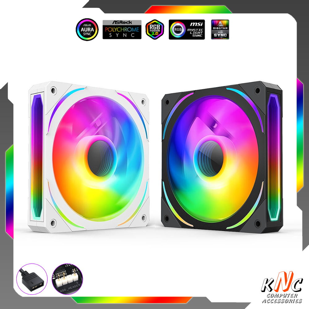 Quạt tản nhiệt 12cm JUNGLE LEOPARD PRISM Gen 5 INFINITY LED GƯƠNG VÔ ...