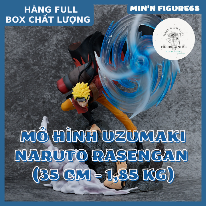 Mô hình Naruto - Uzumaki Naruto Rasengan |35 cm - 2,26 kg| Min'n Figure ...