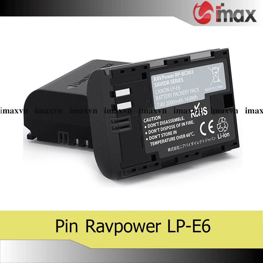 Pin máy ảnh Ravpower LP-E6/E6N | Lazada.vn