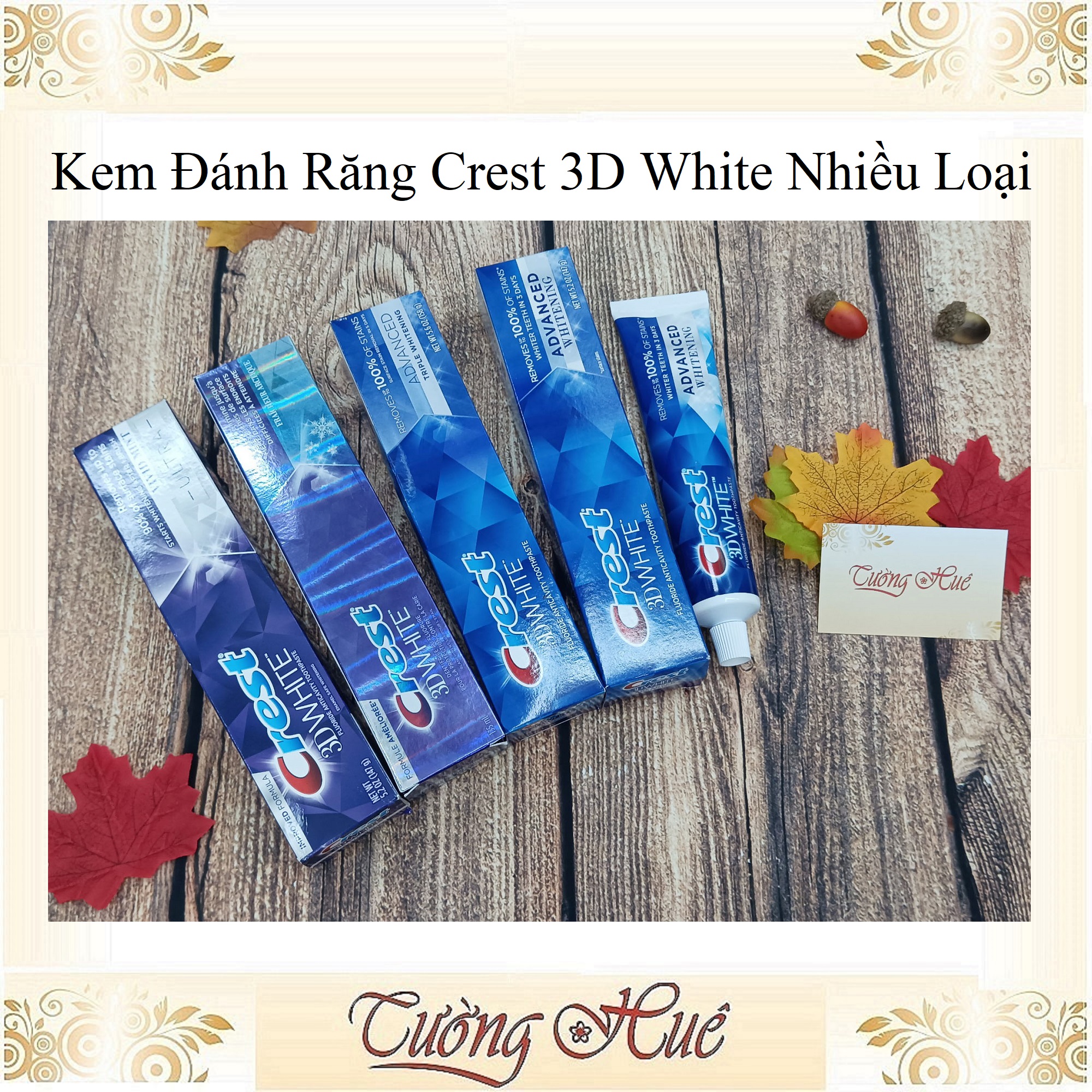 Kem đánh răng Crest 3D White Nhiều Loại - MixASale
